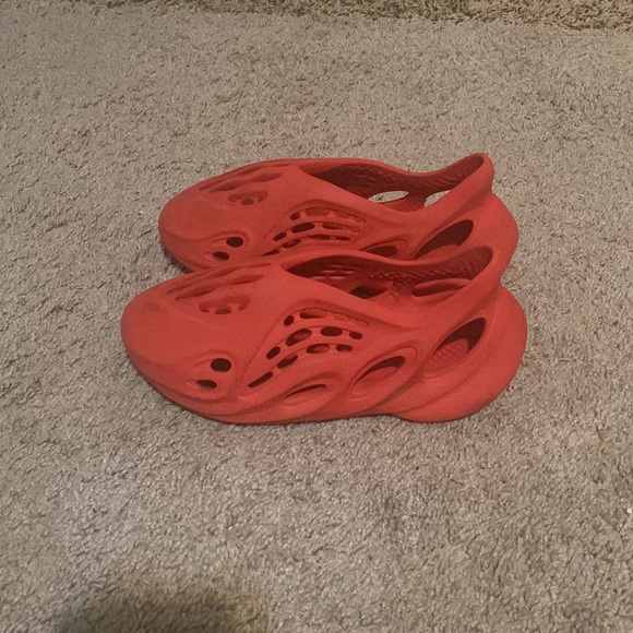 Yeezy | Shoes | Red Yezzy Foam Runners | Poshmark